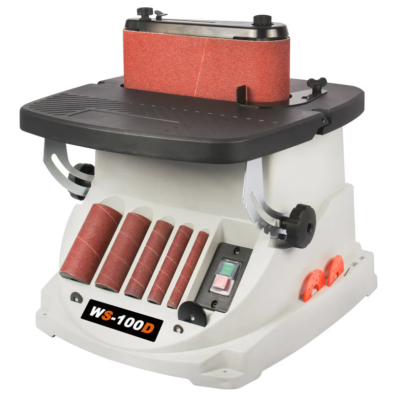 KAKA INDUSTRIAL WS-100D Vertical Oscillating Spindle Sander & Belt San