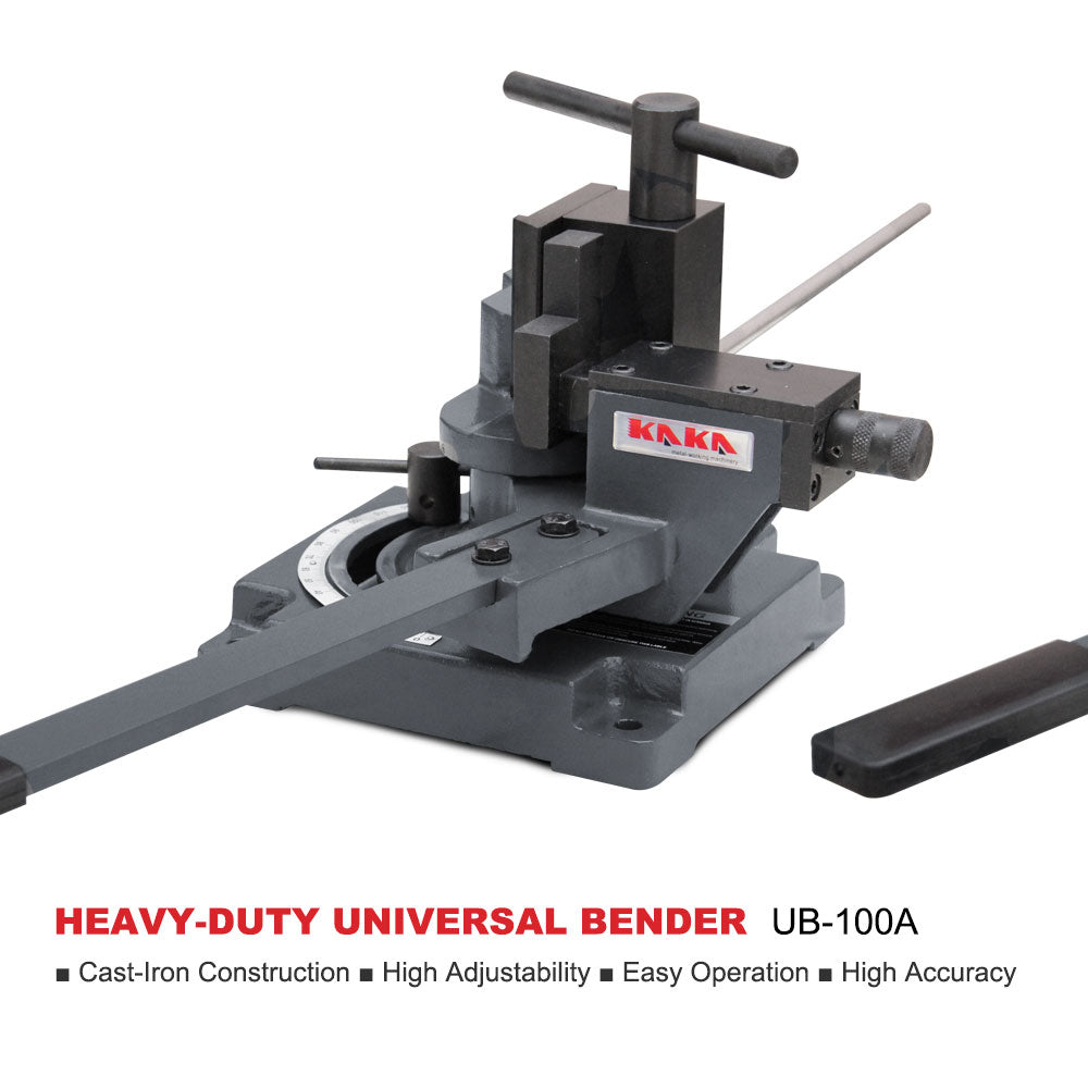 Ub-100A Cast-Iron Universal Bender, Cold Sheet Metal Flat Bar Bender